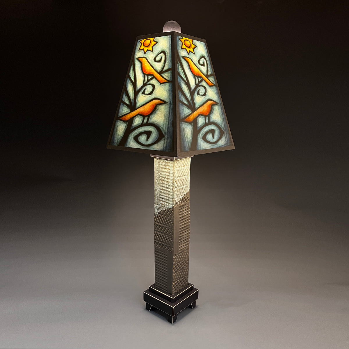 Birds in Tree Lamp – You Need Art Now