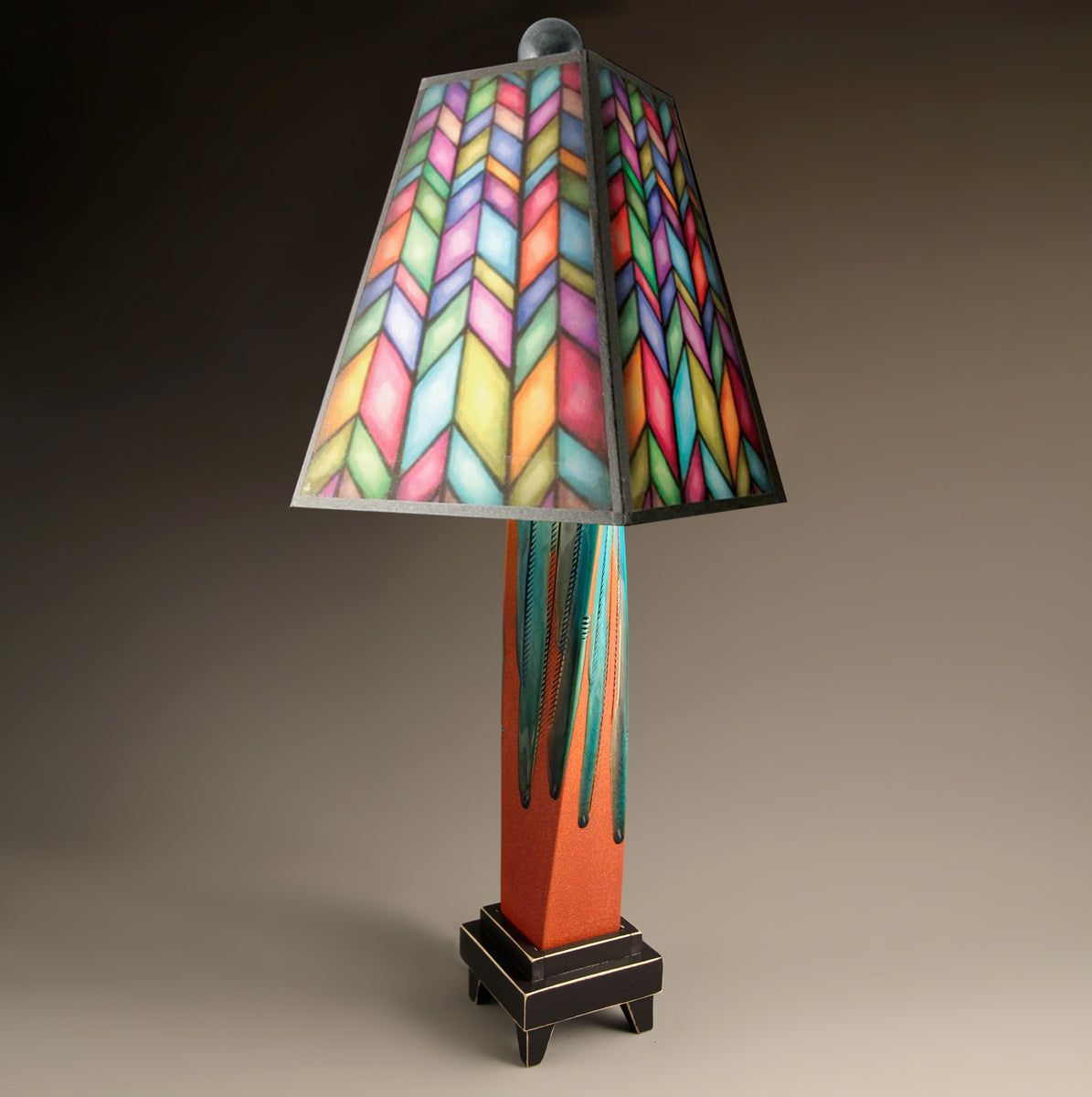 Chevron Lamp – You Need Art Now