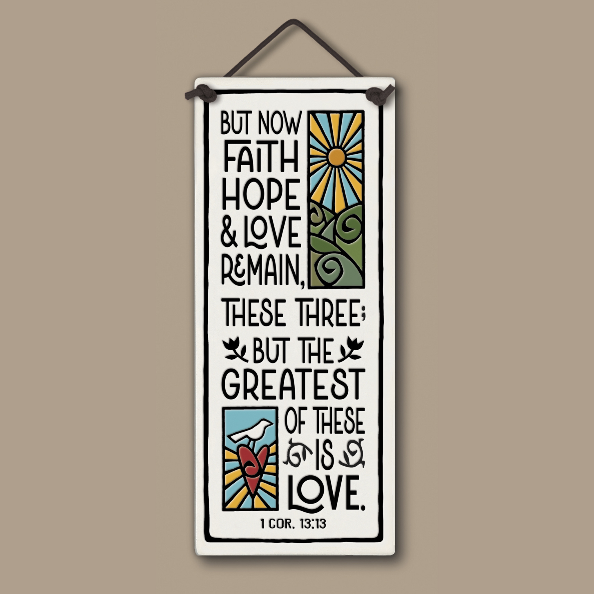 Spooner Creek Large Tall - Faith/Hope/Love – You Need Art Now