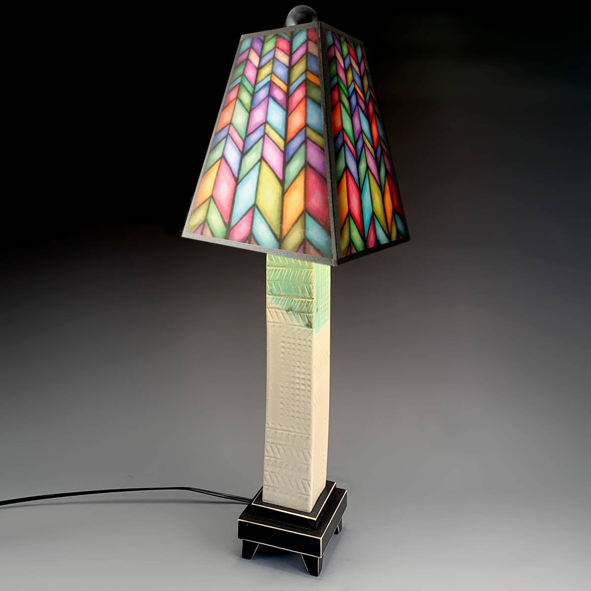 Chevron Lamp – You Need Art Now